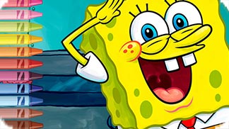 Play Sponge Bob Coloring game online for free | 4GameGround.com