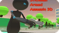 Play Stickman Armed Assassin 3D game online for free | 4GameGround.com
