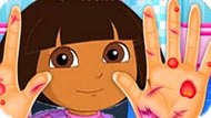 Play Dora Hand Doctor game online for free | 4GameGround.com