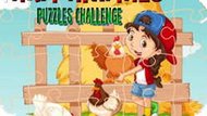 Play Farm Animals Puzzles Challenge game online for free | 4GameGround.com