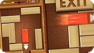 Play Exit Unblock Red Wood Block game online for free | 4GameGround.com