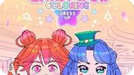 Play Chibi Doll Dress Up & Coloring game online for free | 4GameGround.com