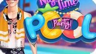 Play Night Time Pool Party game online for free | 4GameGround.com