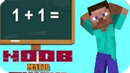 Play Noob Math Challenge game online for free | 4GameGround.com