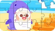 Play Jigsaw Puzzle: Funny Beach game online for free | 4GameGround.com
