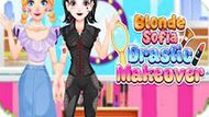 Play Blonde Sofia Drastic Makeover game online for free | 4GameGround.com