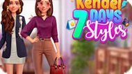 Play Kendel 7 Days 7 Styles game online for free | 4GameGround.com