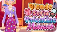 Play Blonde Sofia: Valentine Makeover game online for free | 4GameGround.com