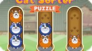Play Cat Sorter Puzzle game online for free | 4GameGround.com