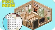 Play Coloring By Numbers Pixel Rooms game online for free | 4GameGround.com