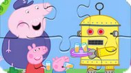 Play Jigsaw Puzzle: Peppa Robot game online for free | 4GameGround.com