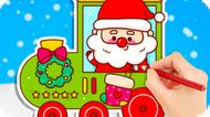 Play Coloring Book: Christmas Train game online for free | 4GameGround.com