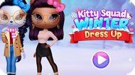 Play Kitty Squad Winter Dress Up game online for free | 4GameGround.com