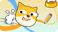 Play Doge Rush Draw Home Puzzle game online for free | 4GameGround.com