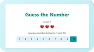 Play Guess The Number game online for free | 4GameGround.com