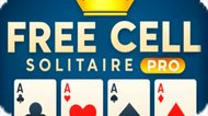 Play Free Cell Solitaire Pro game online for free | 4GameGround.com